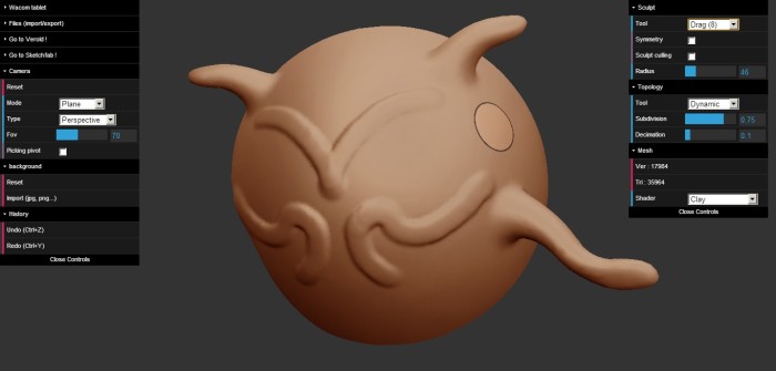 Motionographer® SculptGL