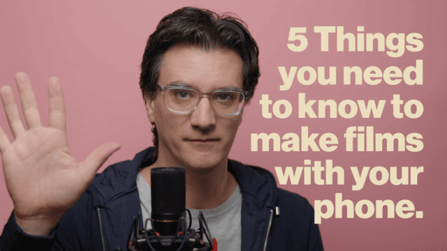 Motionographer® Five Things You Need To Start Making Films (With Your ...