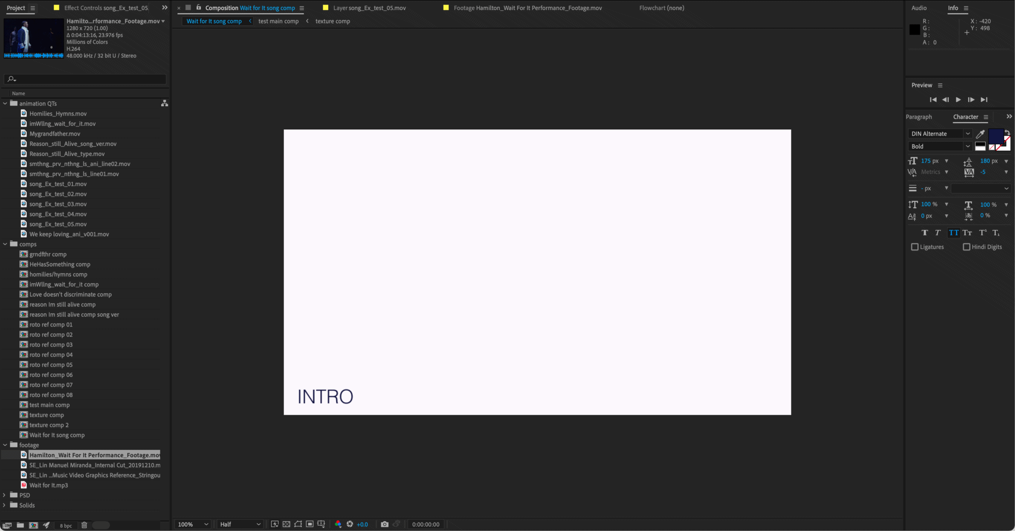 Motionographer® Song Exploder: Wait For It | Technical Breakdown