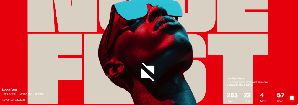 Motionographer® Node Fest 2025 – Melbourne